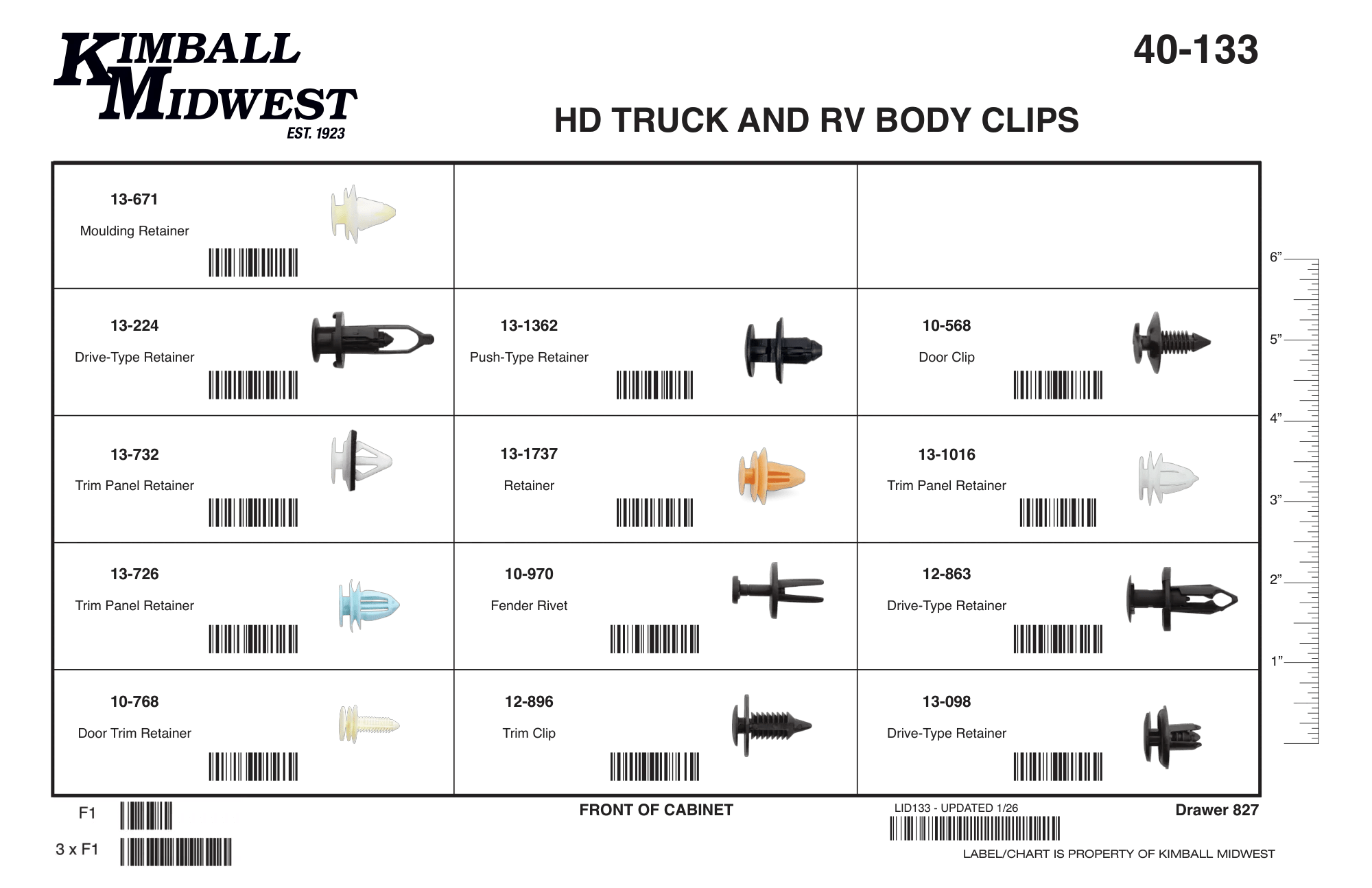Freightliner & Import Heavy-Duty Truck & RV Body Clip Assortment ...