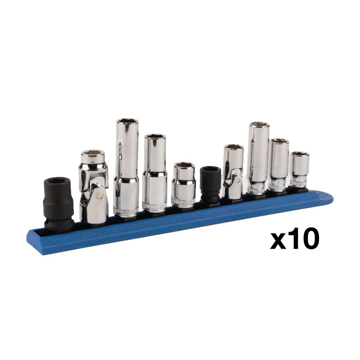 10 Piece 10 mm Socket Set Bundle - Kimball Midwest